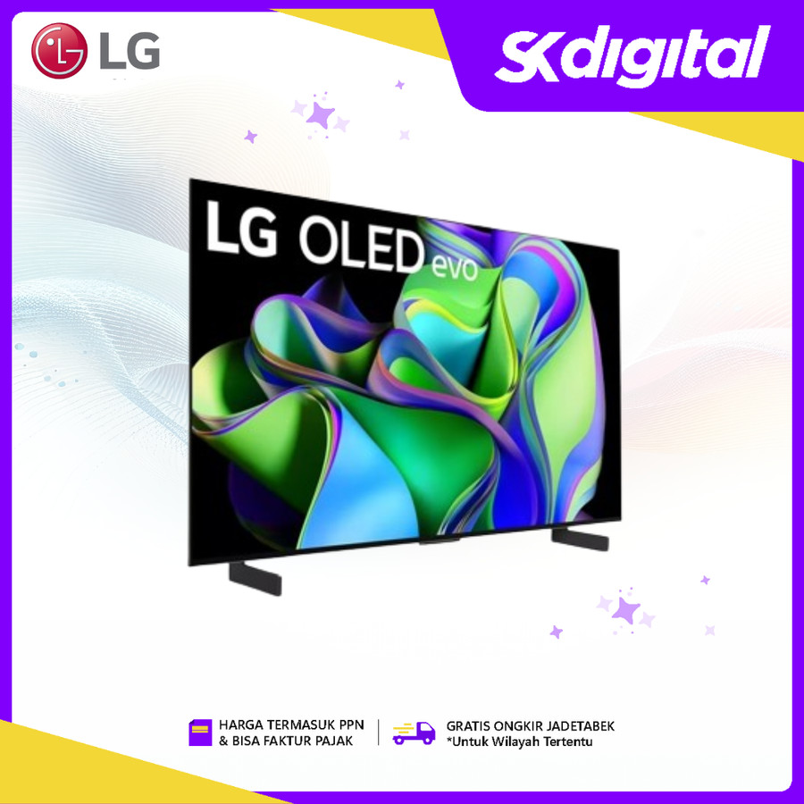 LG Oled 42C3 oled evo smart uhd 4K resolution 2023 | sktv