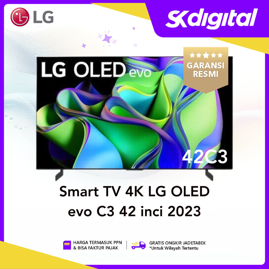 LG Oled 42C3 oled evo smart uhd 4K resolution 2023 | sktv